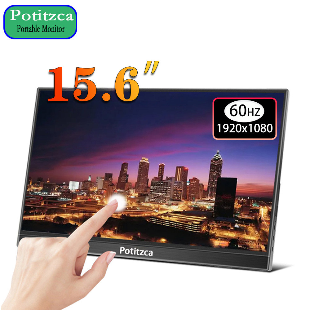 Monitor Portátil 14/15.6 Polegada 1920x1080 Pc Exibe gamer Modo De Extensão Para Trabalho HDMI ...