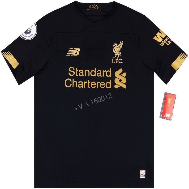 1920 Liverpool Goleiro Jersey Alisson Becker Bordado Camisa De Futebol ...