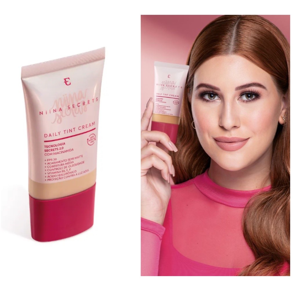 Base Niina Secrets Daily Tint Cream | Shopee Brasil