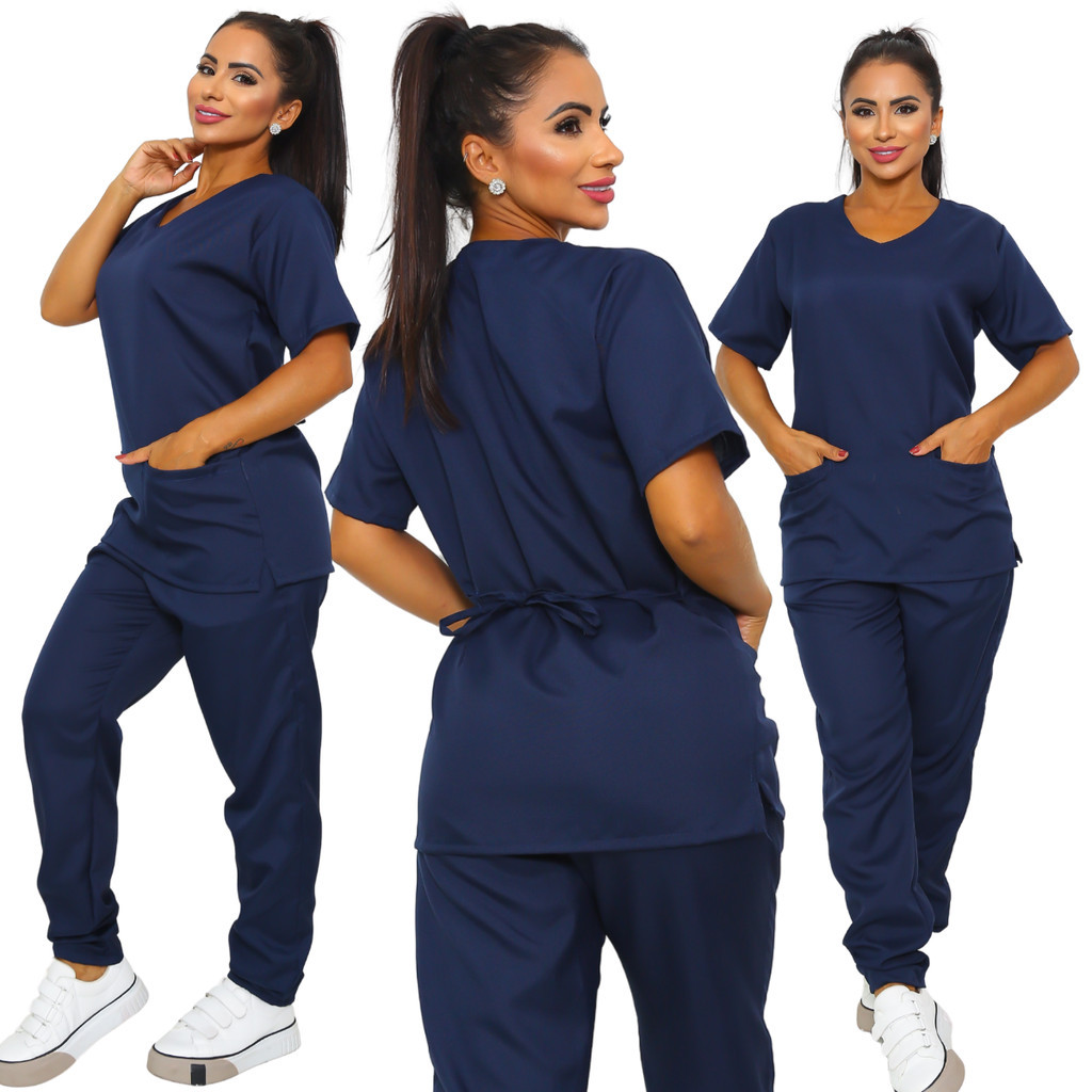 Pijama Cirurgico Scrub Roupa Privativa Hospitalar - Unissex | Shopee Brasil