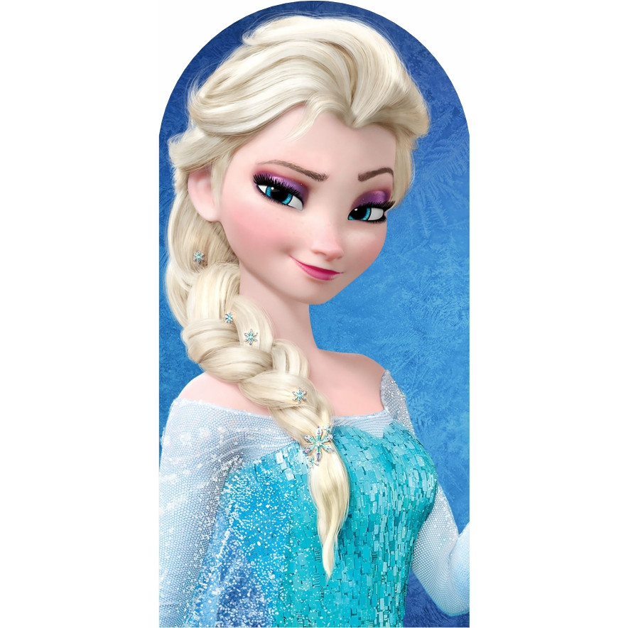 PAINEL DE FESTA FROZEN ELSA E ANA ROMANO VERTICAL NA MEDIDA DE 2,00M DE ...