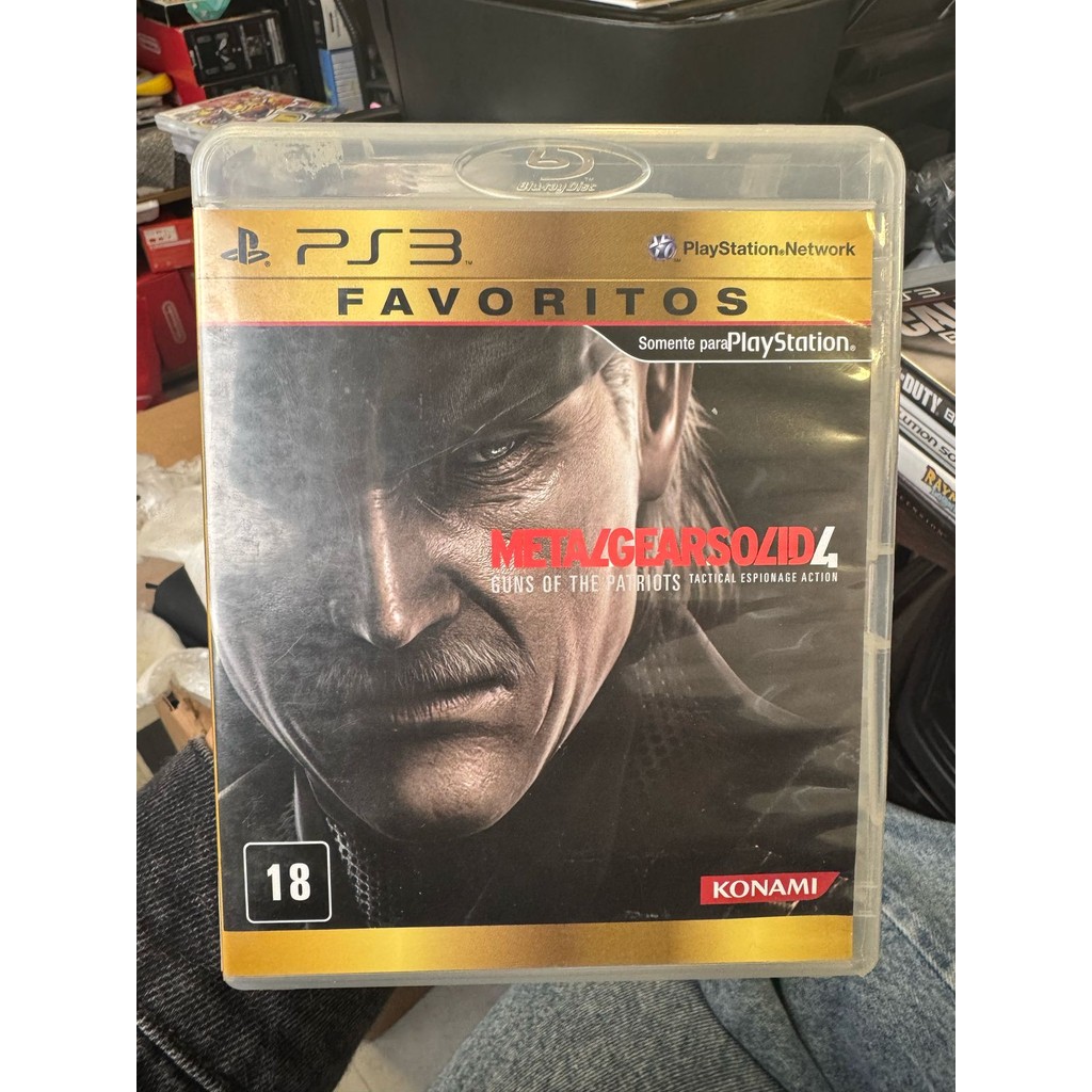 Metal Gear Solid 4 PS3 | Shopee Brasil