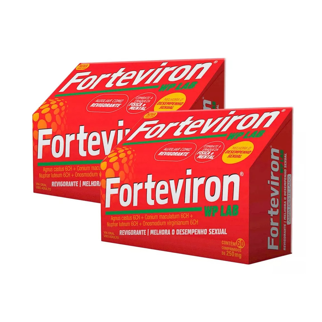 Kit 2 Forteviron 250mg Wp Lab Com 60 Comprimidos (120 comprimidos ...