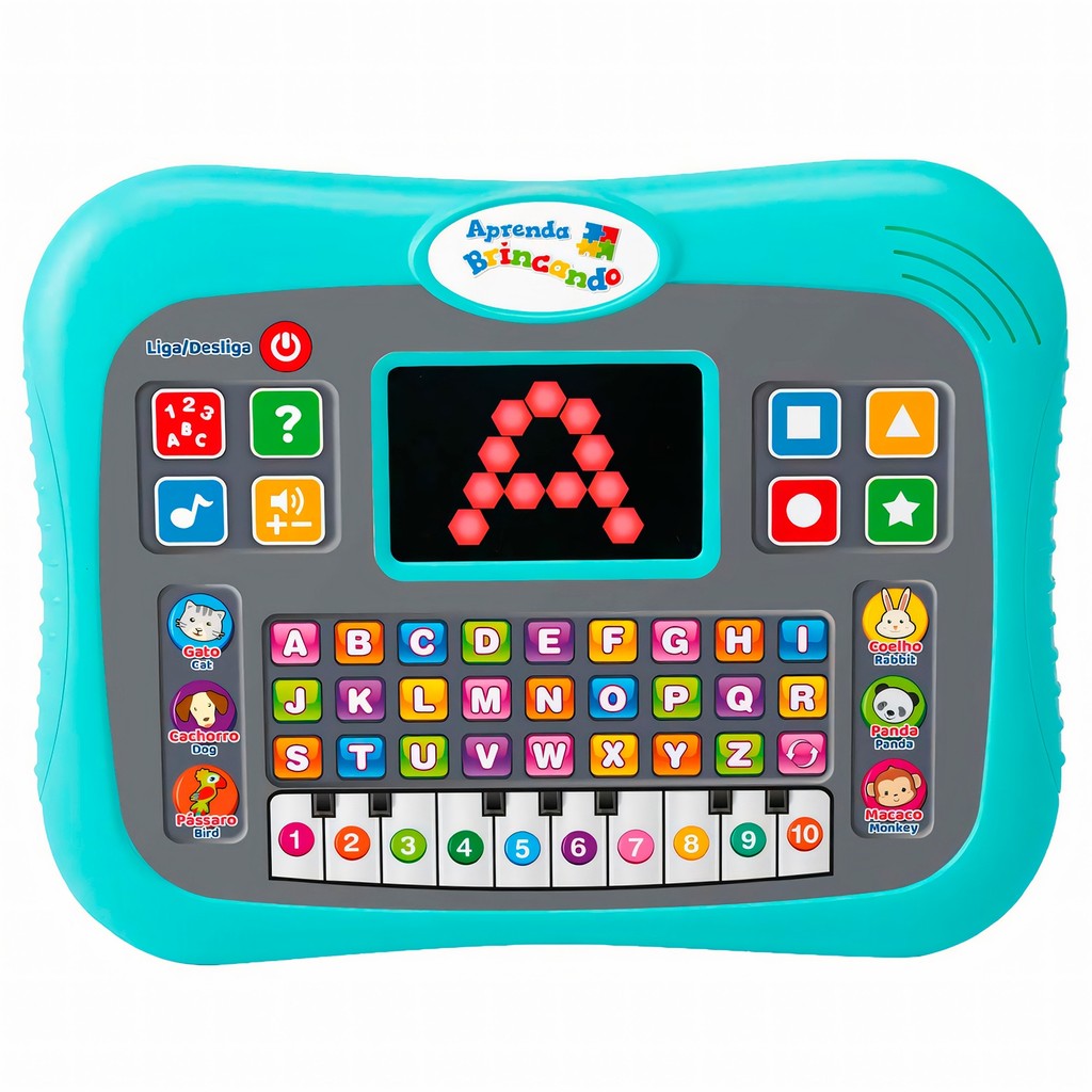 Smart Pad Tablet Interativo Infantil Educativo Bilingue Atividades Para ...