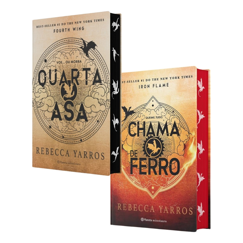 Quarta Asa (vol.1) + Chama De Ferro (vol.2) - Capa Dura - Rebecca ...