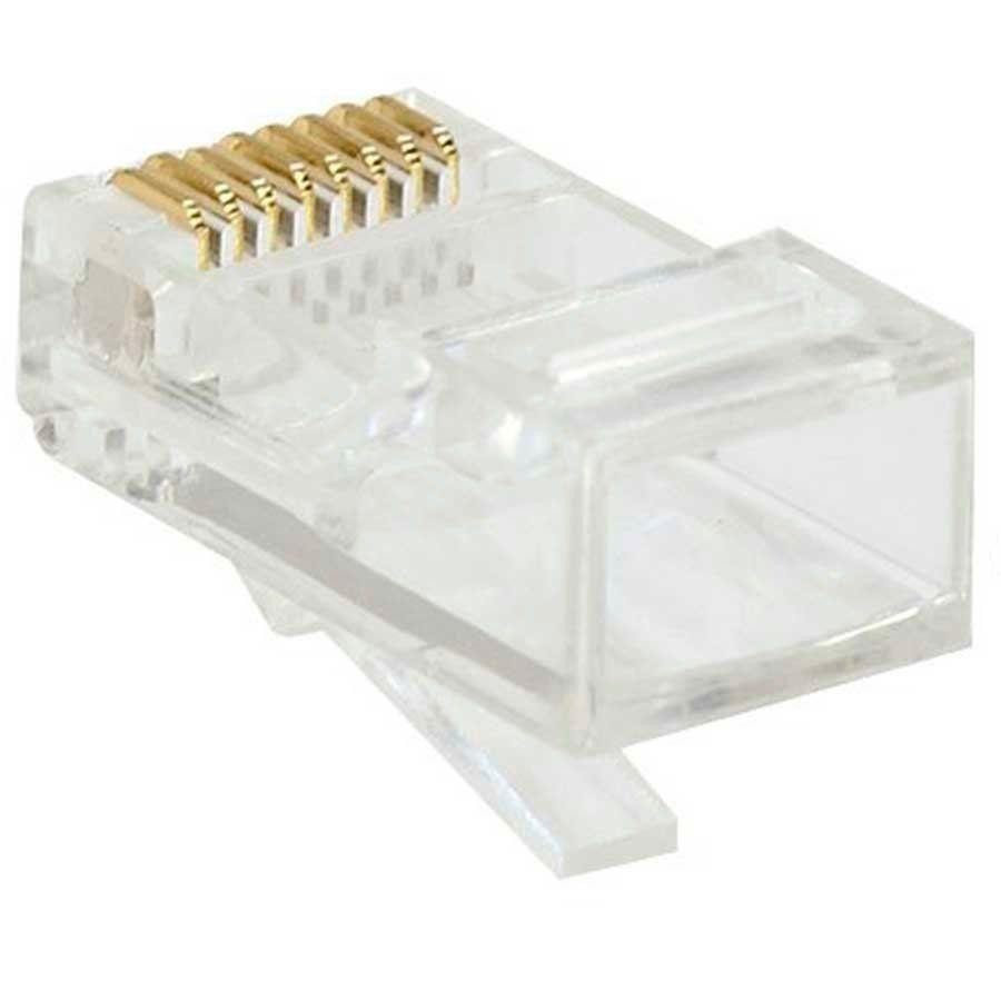 Conector Macho RJ45 CAT 5E | Shopee Brasil