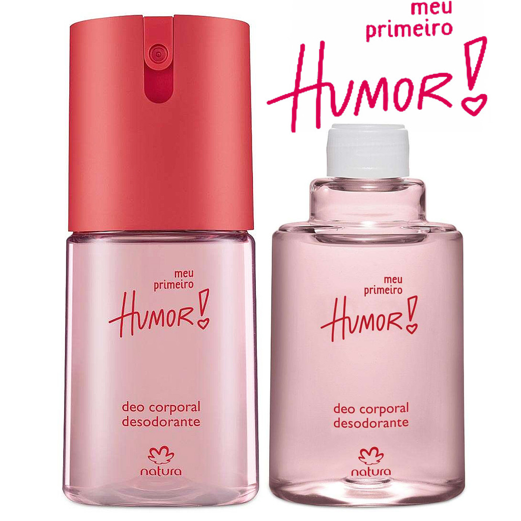 Desodorante Corporal Natura Meu Primeiro Humor Deo Feminino 100ml + refil | Shopee Brasil