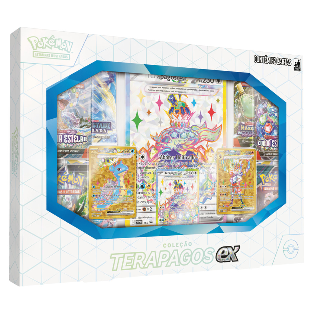 Pokémon TCG Box Terapagos EX Original Copag - Faz a Boa!