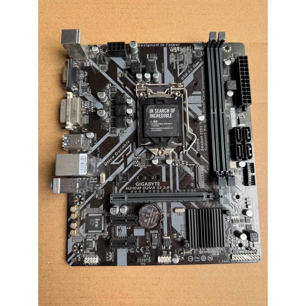 (Segunda Mão) Placa-Mãe Gigabyte H310M D2VX M . 2 , Intel LGA 1151 , mATX , DDR4 | Shopee Brasil