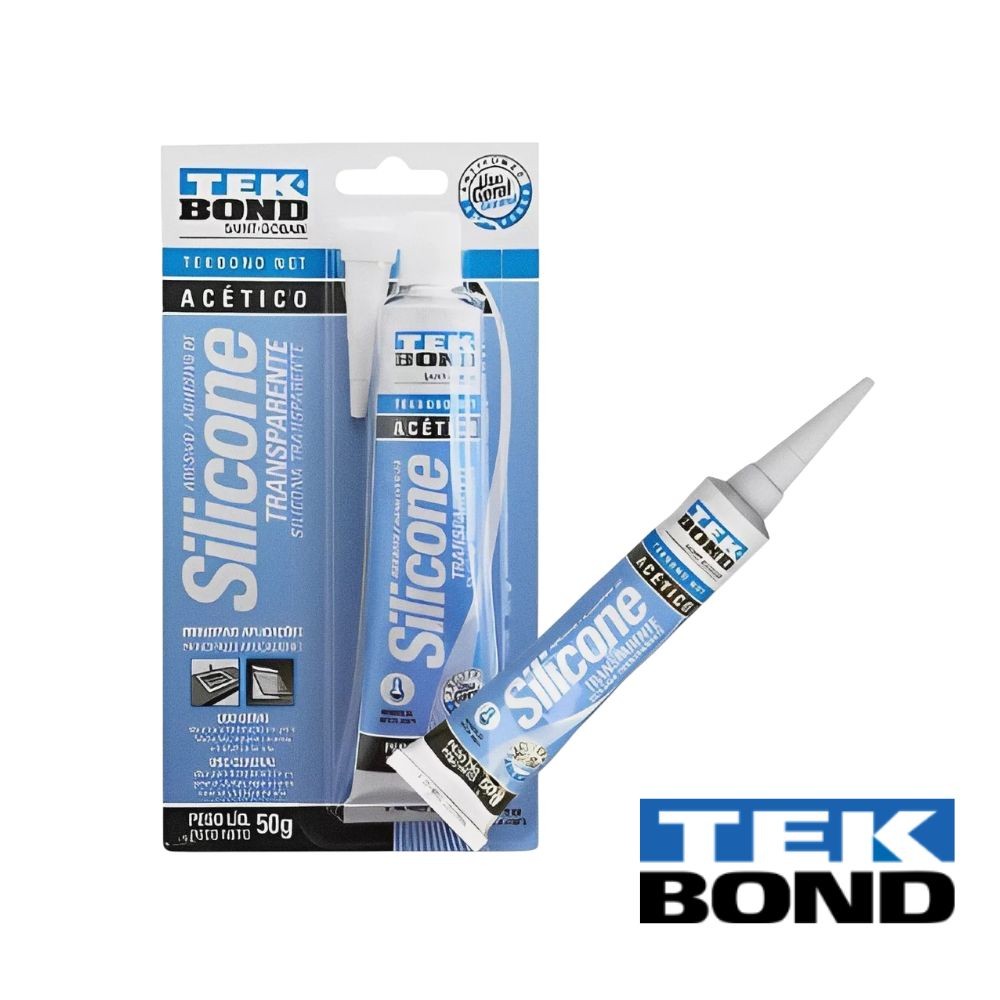 Silicone Acético Alta Temperatura Incolor Blister 50g - Tekbond ...