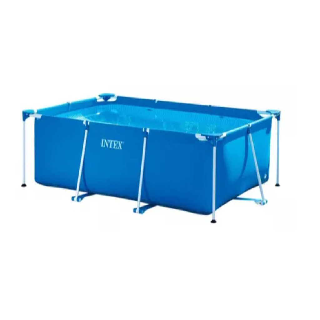 Piscina Retangular Intex 28270 Com Capacidade de 1662 Litros Azul ...