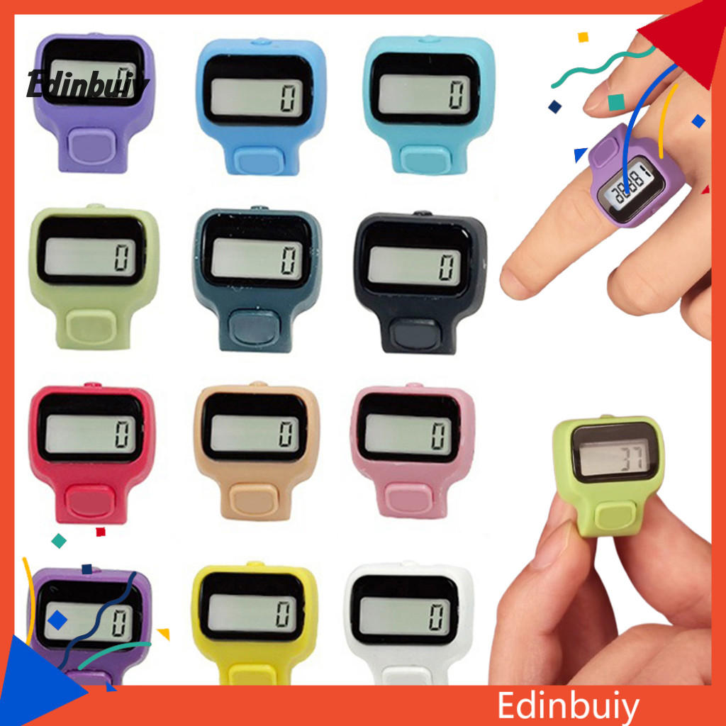 5-digit Ring Counter Led Finger Clicker with Lcd Display Manual Tally ...