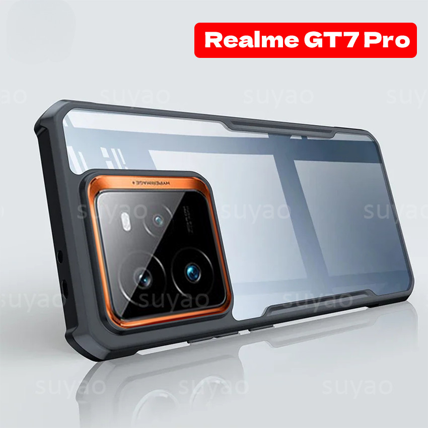 Para Realme GT7 Pro GT7Pro 2024 Capa De Telefone Armadura Transparente Caixa De Acrílico ...