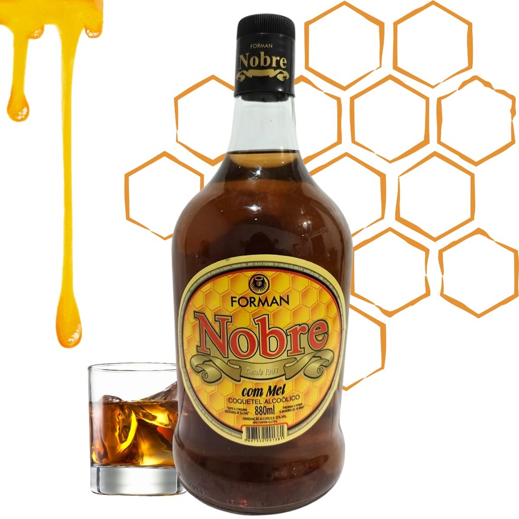 Conhaque com Mel Nobre Forman Coquetel Original | Shopee Brasil
