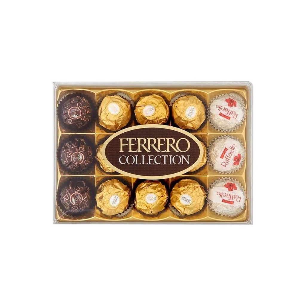 FERRERO ROCHER COLLECTION C/12 UN | Shopee Brasil