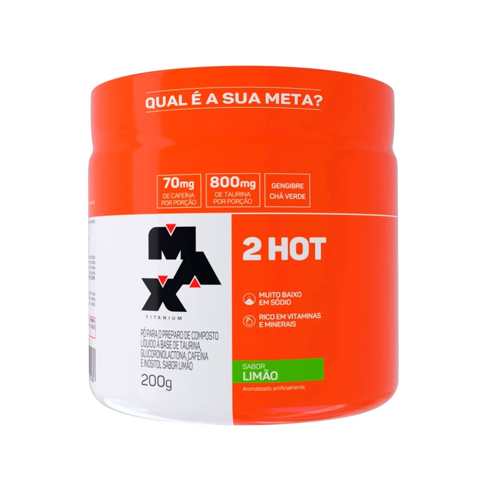 Termogênico 2 Hot - 200g - Max Titanium Suplementos | Shopee Brasil