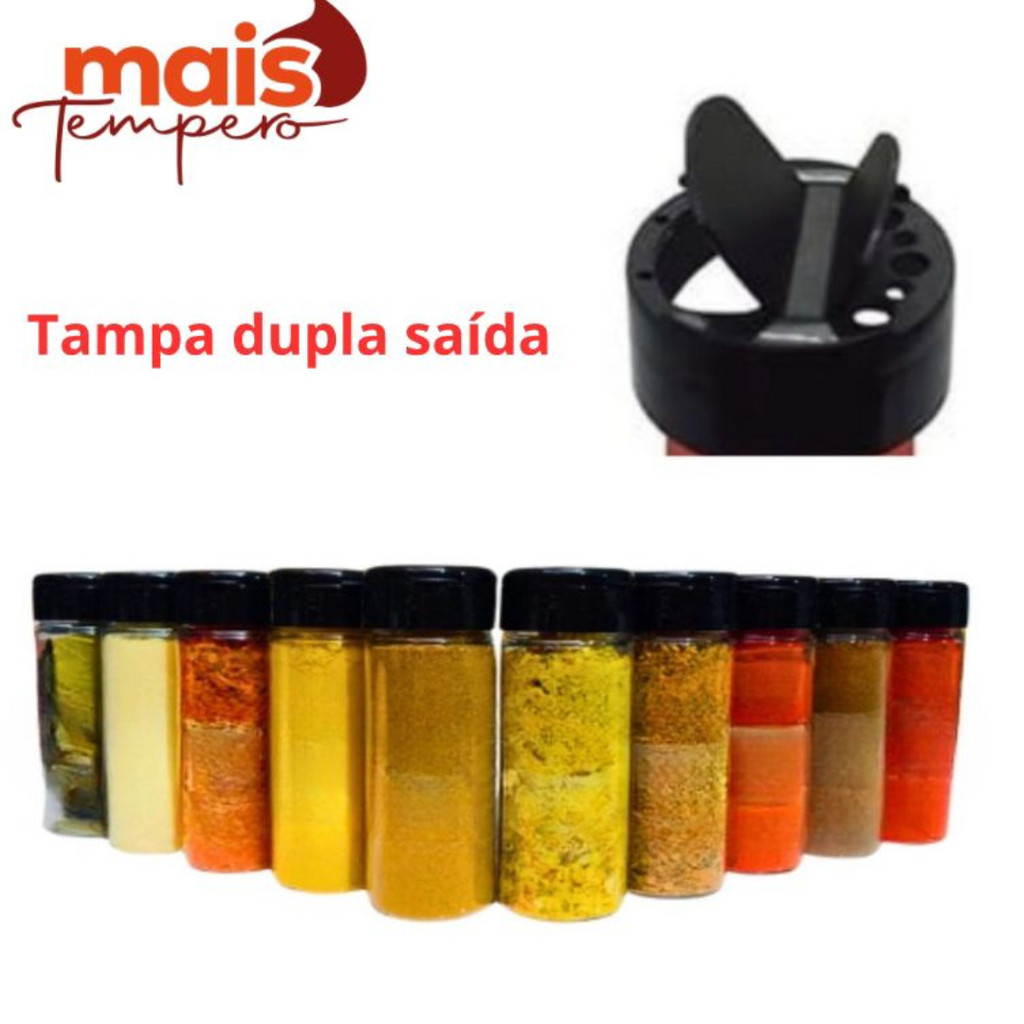 Tempero E Condimentos No Pote Linha Premium Você Escolhe O Seu Kit | Shopee Brasil