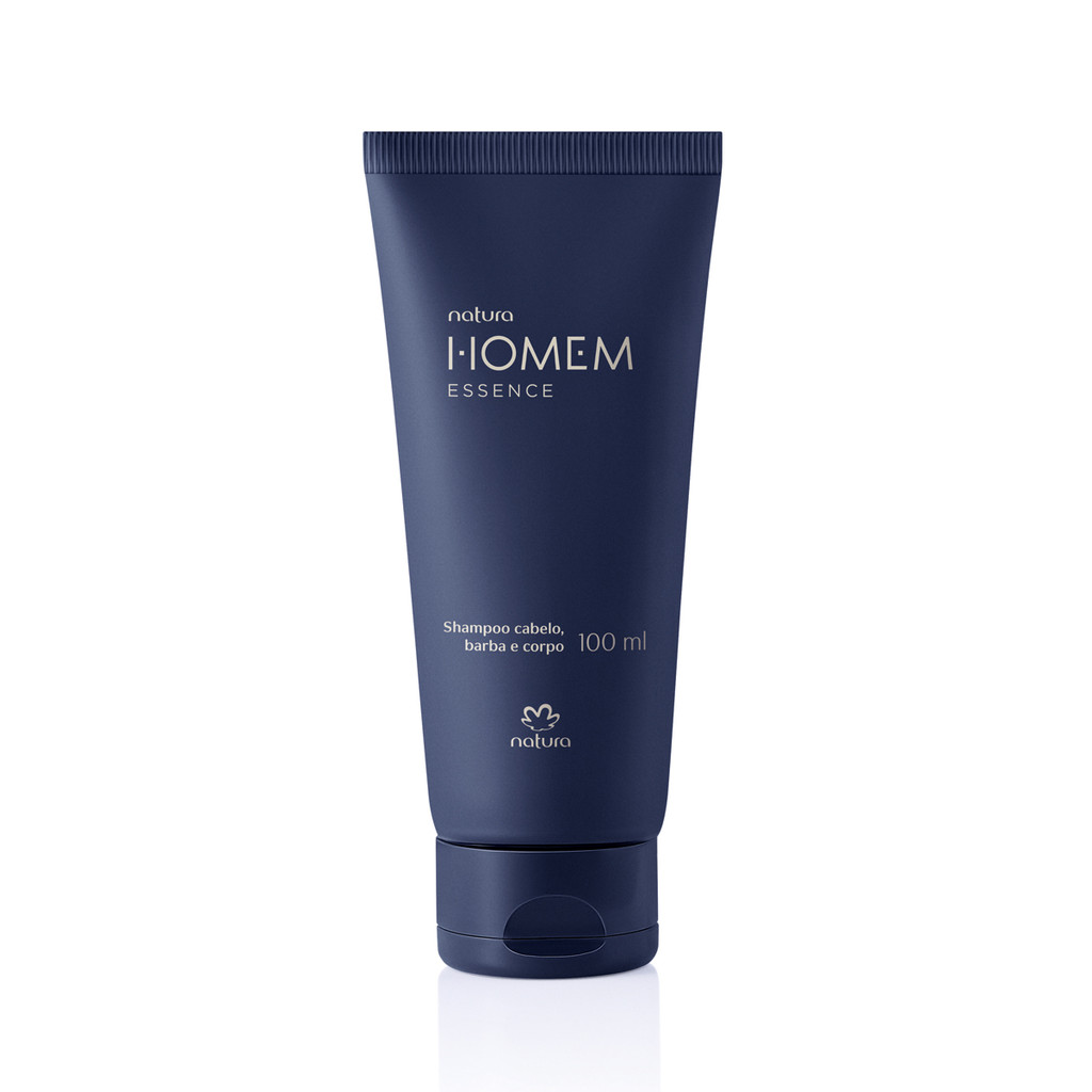 Shampoo Cabelo Barba e Corpo Natura Homem Essence 100 ml | Shopee Brasil