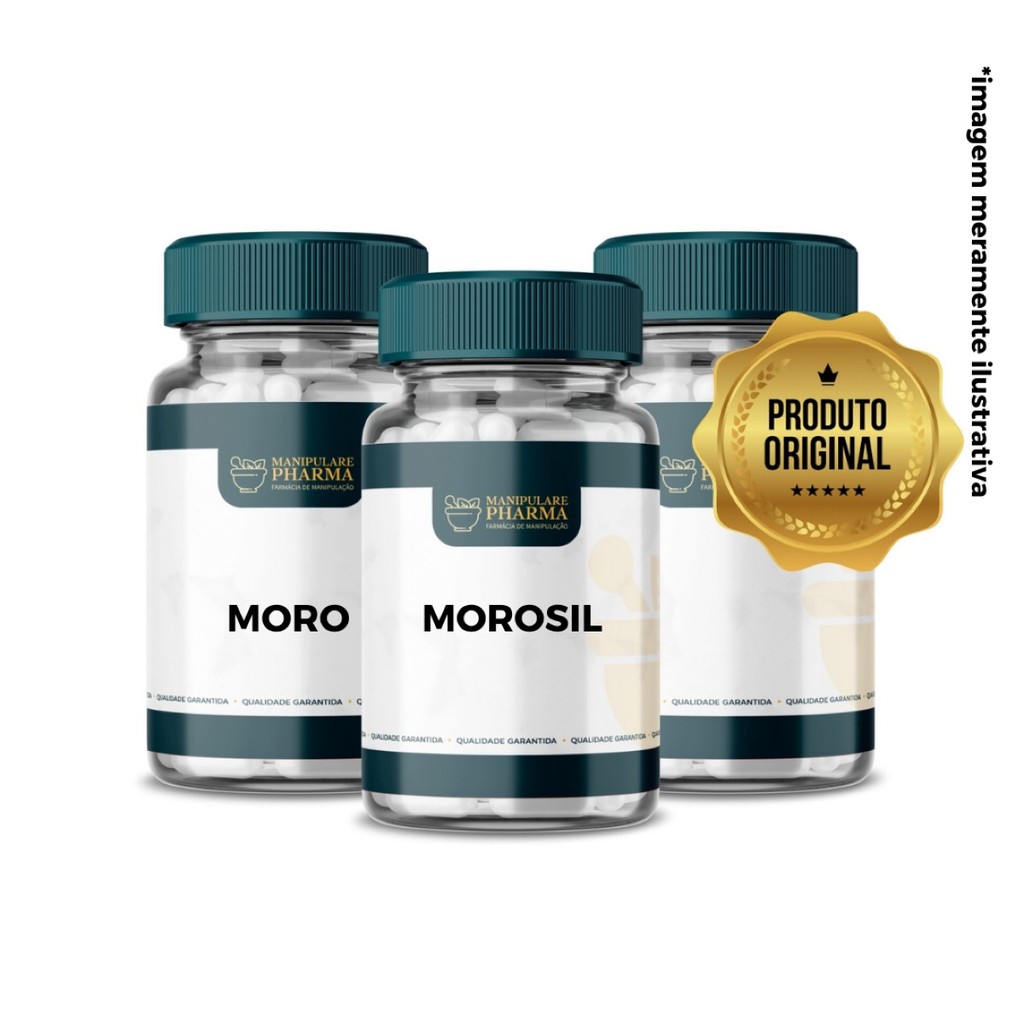 Kit 3 Frascos Morosil 500mg | 60 Cápsulas (cada) | Shopee Brasil