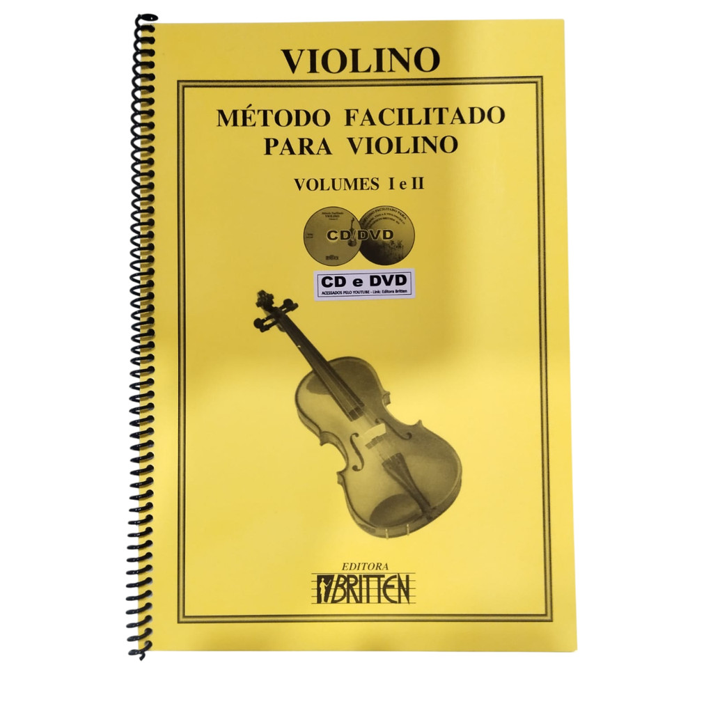 Método Facilitado P/ Violino Vol. 1 e 2 Nadilson e Nelson Gama Editora Britten | Shopee Brasil
