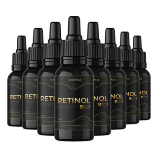 8 Frascos Retinol 8em1 Loja Oficial Vitamina K2 Pele Oferta | Shopee Brasil