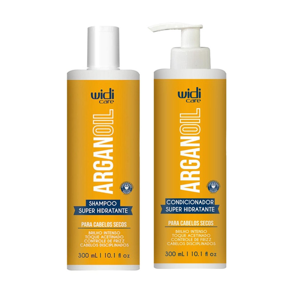Kit Widi Care Argan Oil Shampoo Super Hidratante 300ml + Condicionador ...