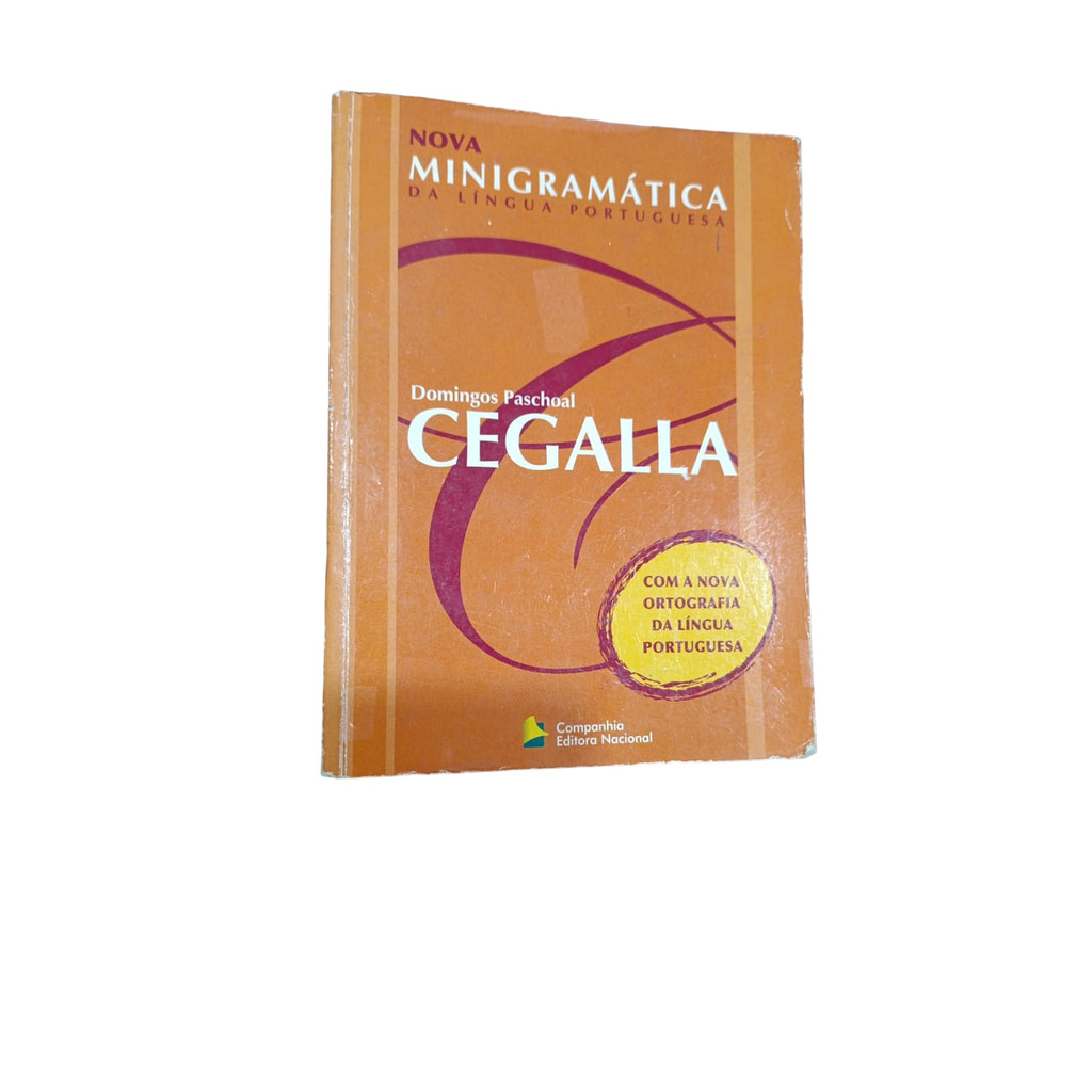 Nova minigramática da Língua Portuguesa Cegalla | Shopee Brasil