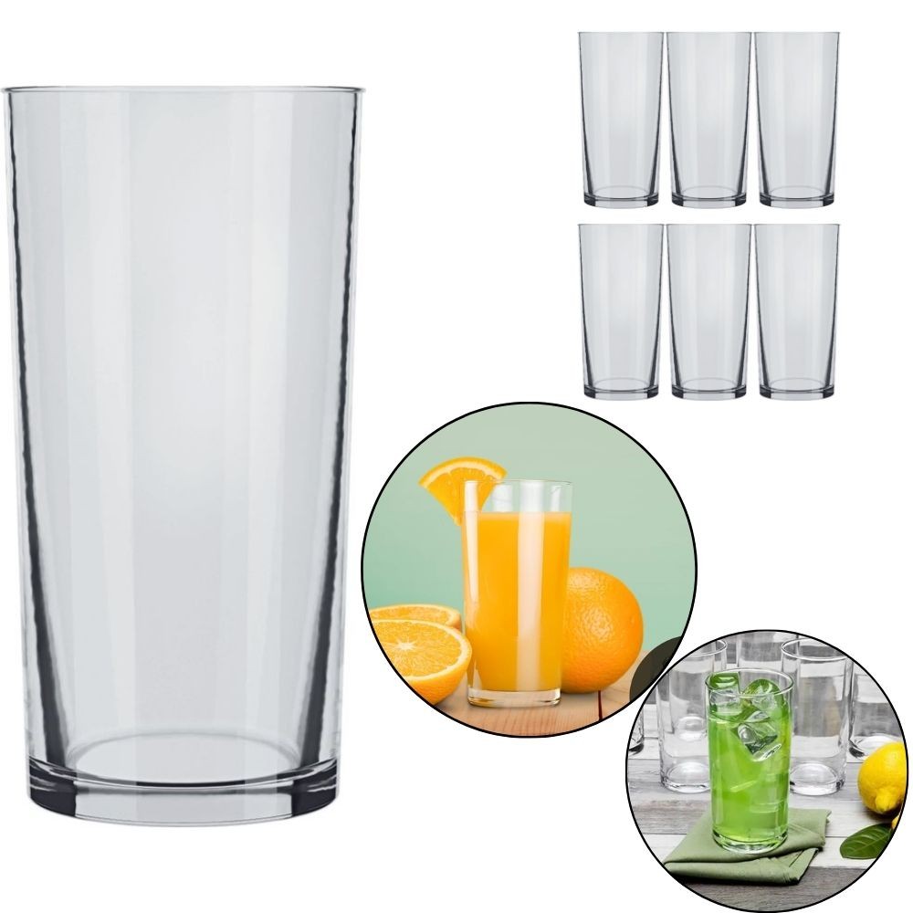 Jogo Copos Cylinder Long Drink Nadir 300ml Kit 06 Unidades | Shopee Brasil