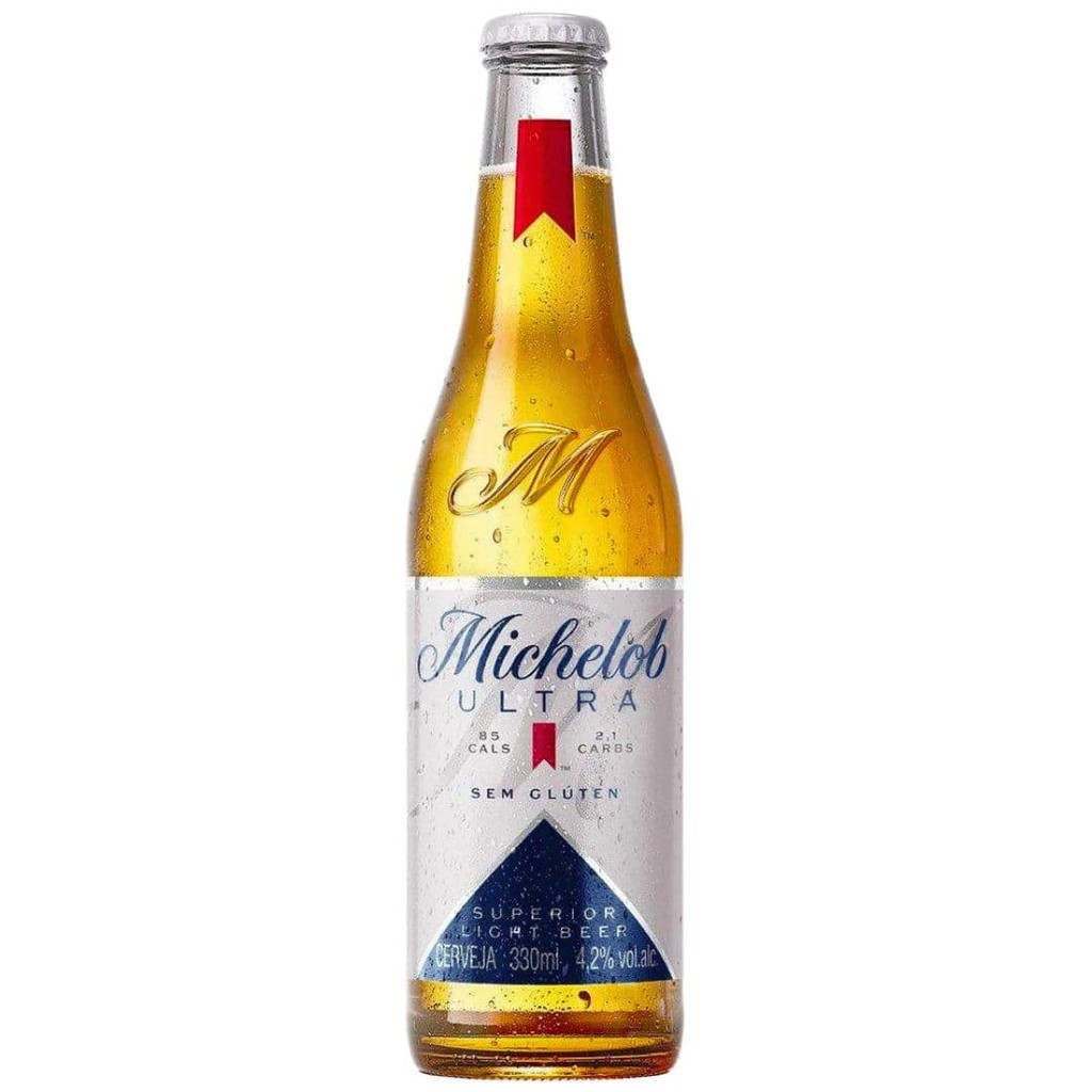 Cerveja Sem Glúten Michelob Ultra 330ml Long Neck 26kcal Superior Light ...