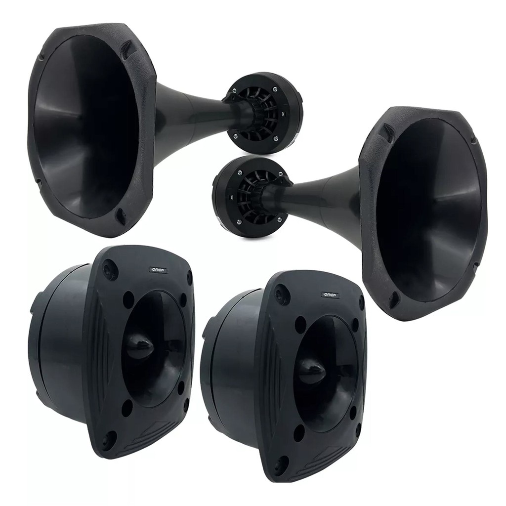 Kit Trio 2 Driver 2 Corneta Longa 2 Super Tweete Orion 480w | Shopee Brasil