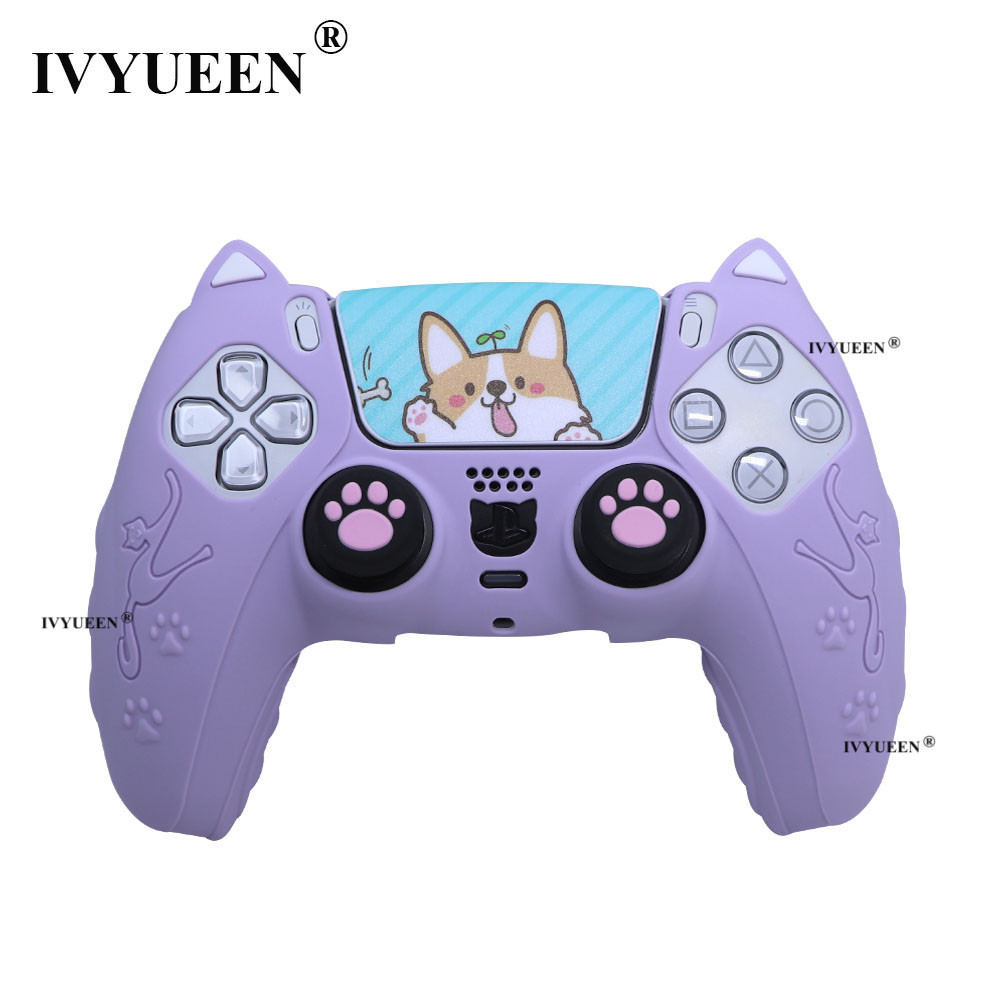 IVYUEEN Capa De Silicone Cravejada Fofa Para PS5 Playstation 5 PRO Slim ...