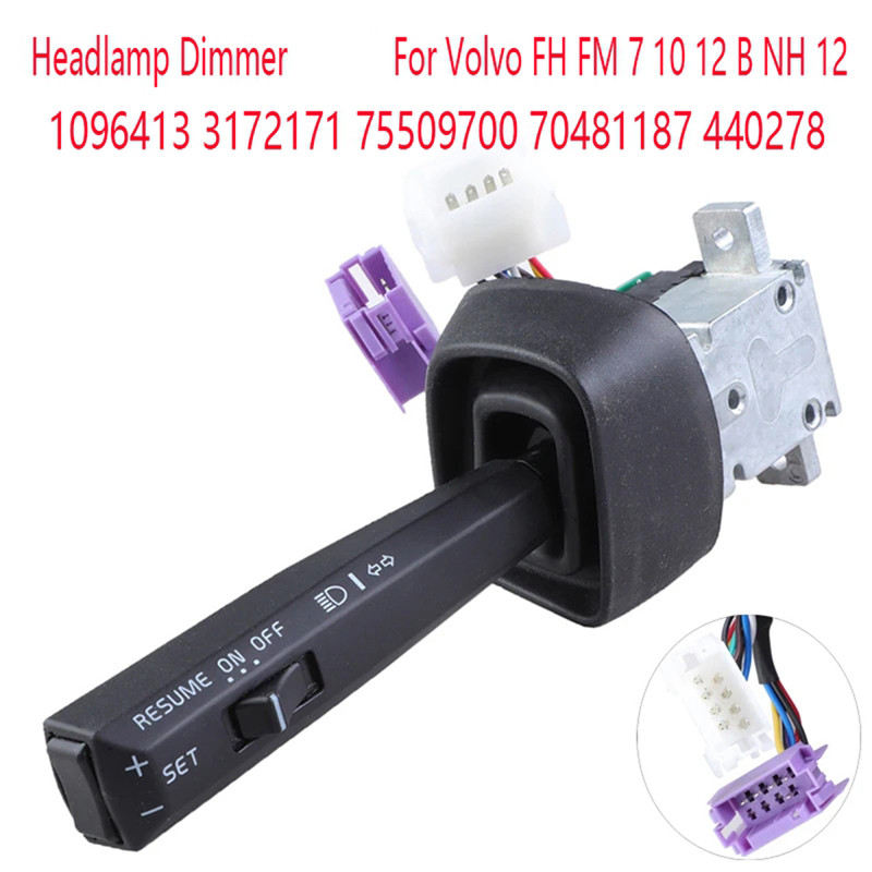 Novo Interruptor Dimmer De Luz Principal Para Volvo FH FM 7 10 12 B NH ...