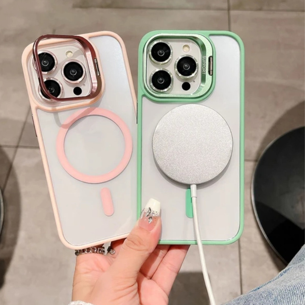 Capinha case capa magsafe + proteção lente câmera para iphone 16E ...