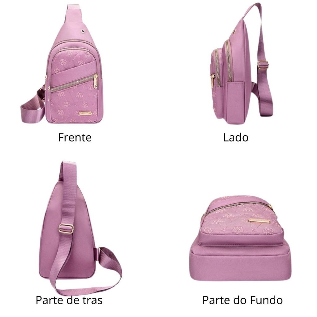 Pochete Transversal Feminina para Viagens e Passeio | Shopee Brasil