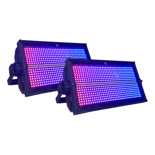 2 Strobo Atomic 1000w Led 960bm Rgbw Dmx Com Fita Led | Shopee Brasil