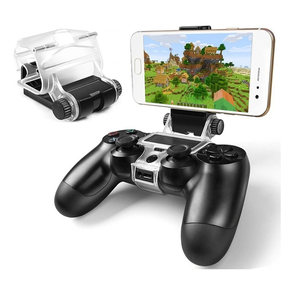 Suporte De Celular Clamp Para Controle Ps4 Ajustavel | Shopee Brasil