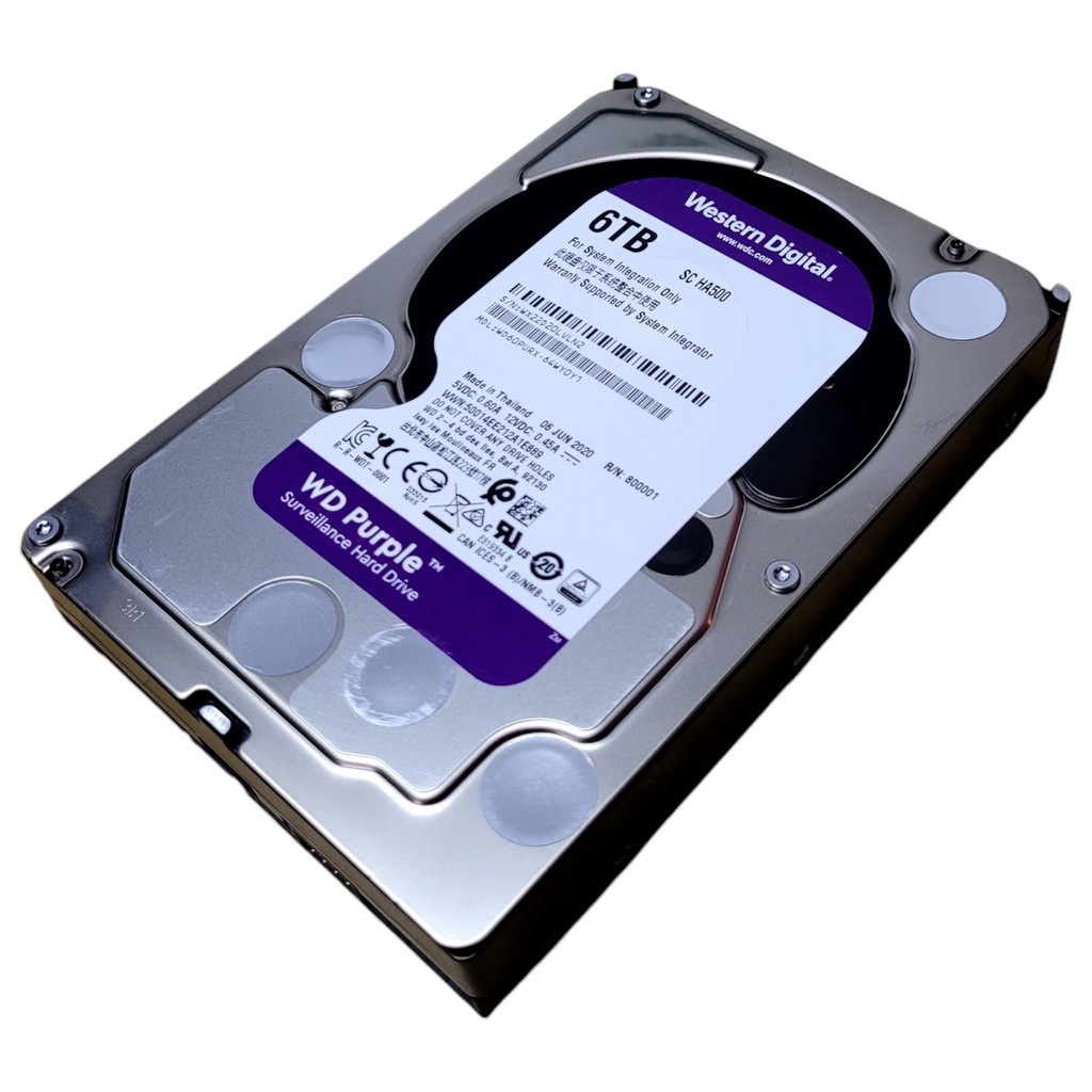 Hd Disco Rígido Interno Western Digital Wd Purple Wd60purx 6tb ...