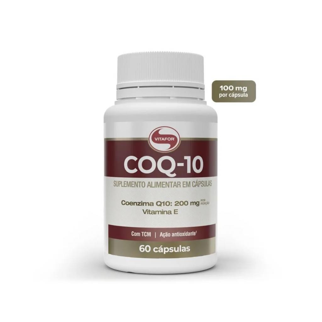Coenzima Q10 200mg - 60 Cápsulas Vitafor | Shopee Brasil