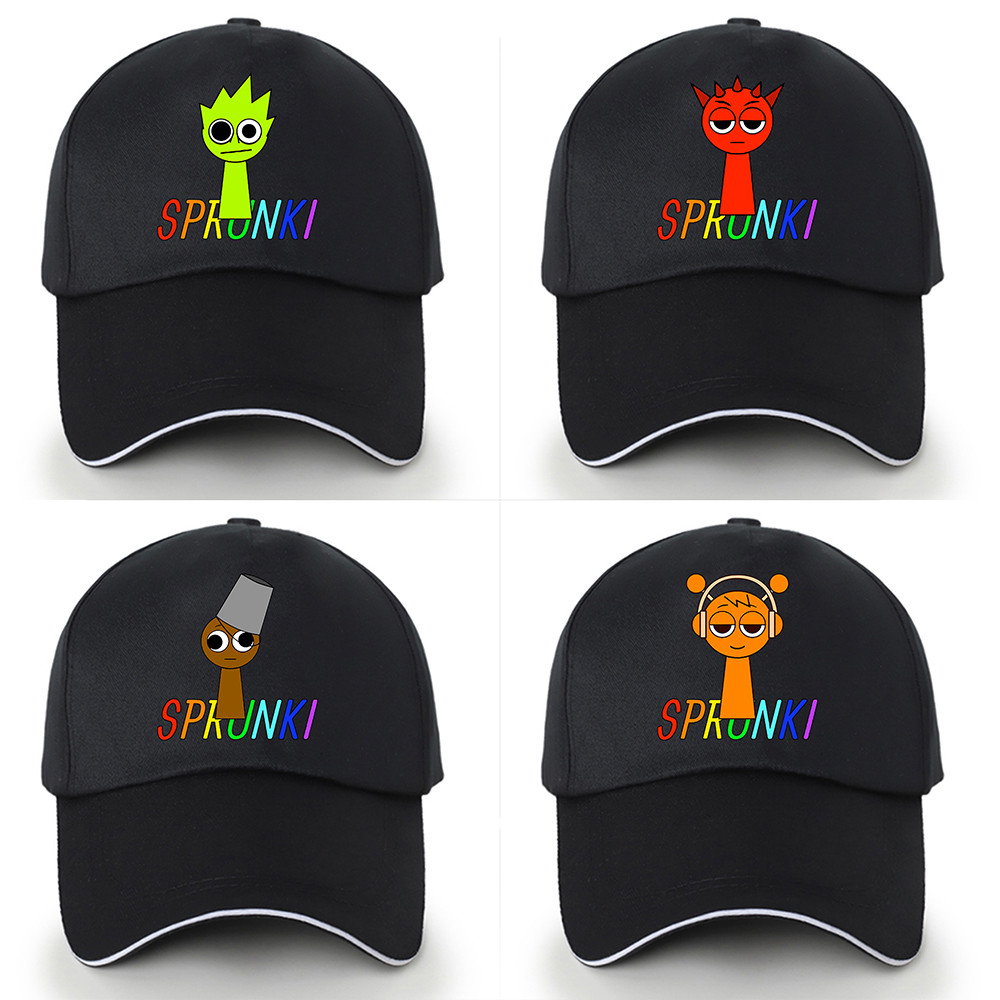 Dingyuan Sprunki Raddy Oren Simon Baseball Caps Homens Confortável ...