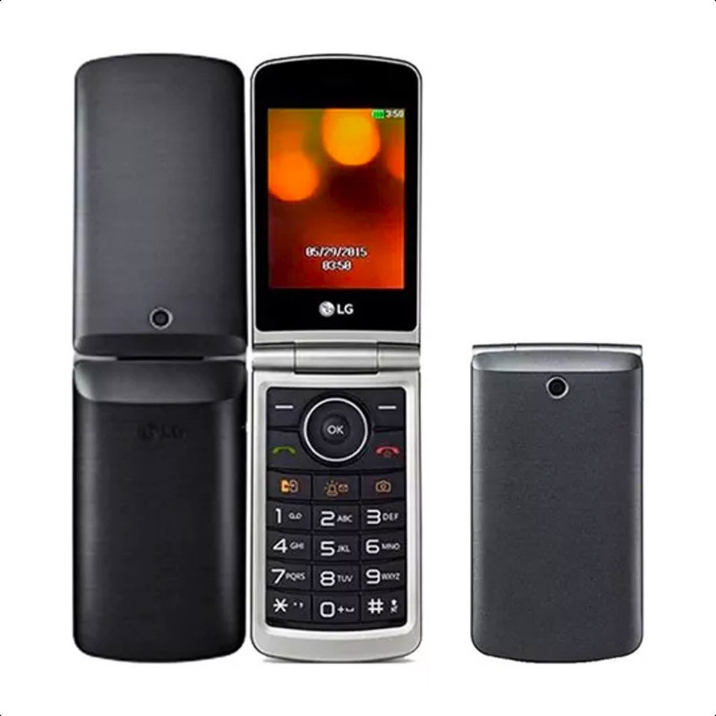 Celular LG Flip 3G Vovó Fone Para Idosos Números Grandes | Shopee Brasil