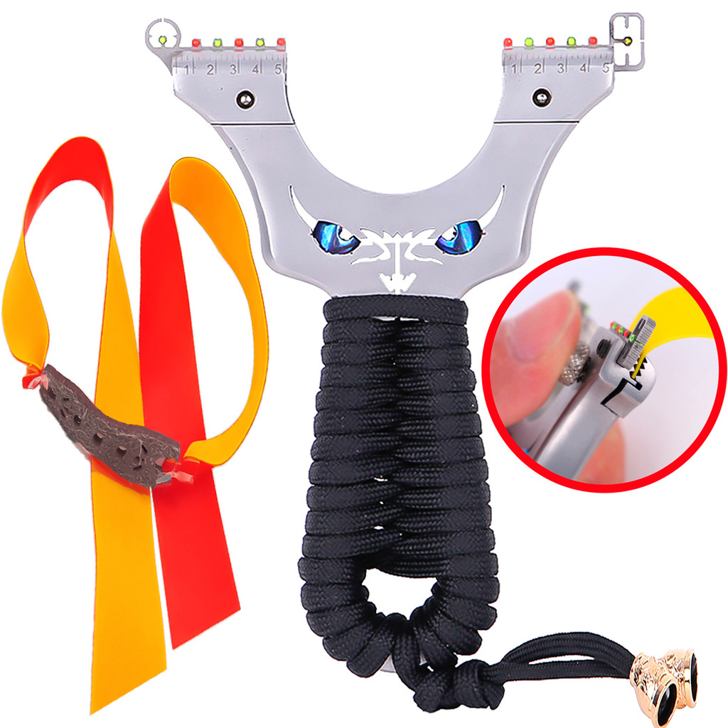 Atiradeira Estilingue Profissional corpo Metálico Inox S48 ( Bodoque ...