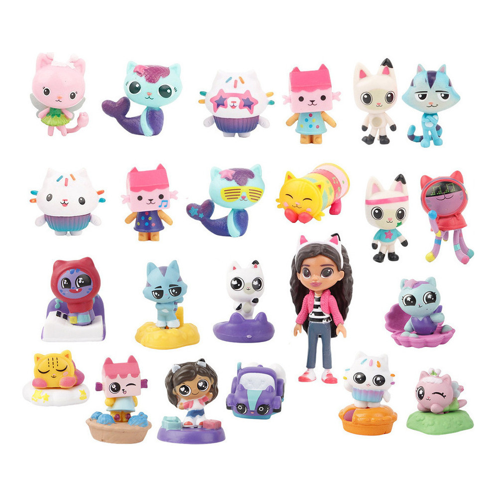 Casa da Gabby 13 bonequinhas Figuras Gabby Dollhouse Toy Mercat Cartoon ...
