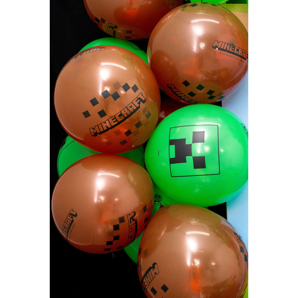 Balão De Festa Minecraft Decorado 25 Un Bola De Festa Gamer 9" | Shopee ...