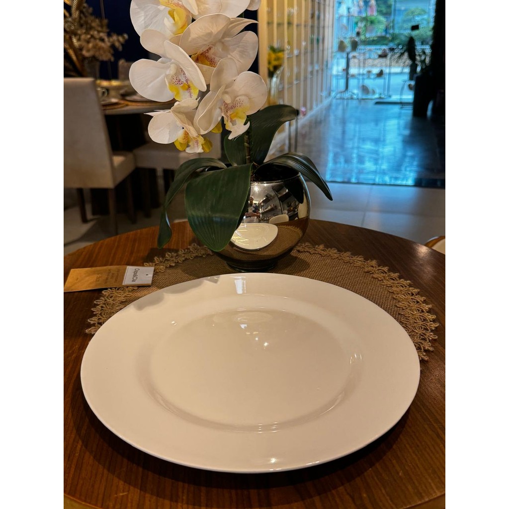 UNIDADE PRATO RASO BRANCO LISO 1a CLASSIFIC. | Shopee Brasil