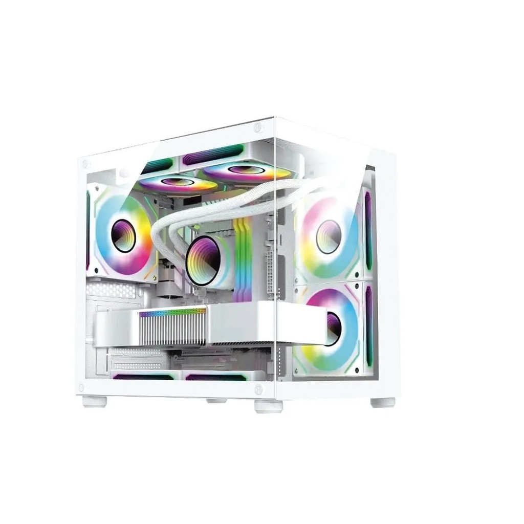 Computador PC Gamer Branco intel i5 3470, Placa de video Radeon RX 580 ...