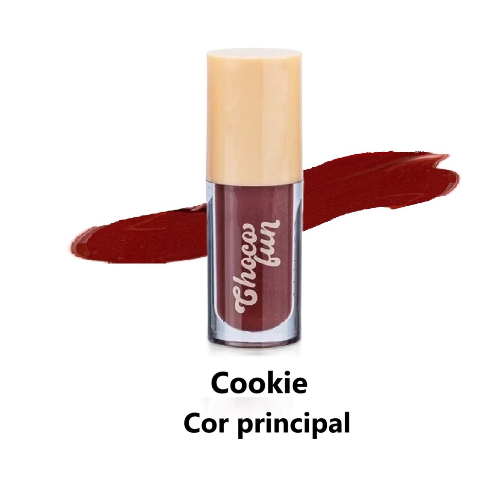 Novo Cores Da Gloss Tint Cream Choco Fun - Cor pricipal Cookie | Shopee ...