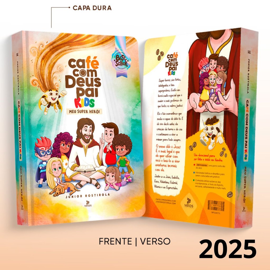 Café Com Deus Pai Kids 2025 | Editora Velos | Junior Rostirola ...