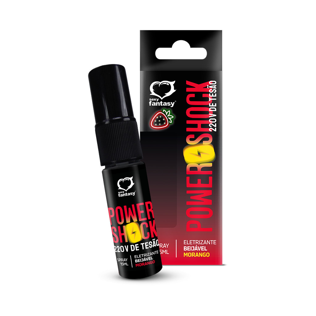 Power Shock Gel Eletrizante Óleo Beijável Gel 15ml | Shopee Brasil