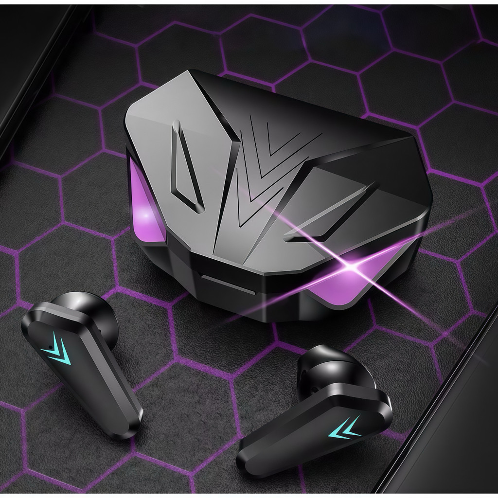 X15 Fone De Ouvido para Jogos Bluetooth 5.Tws Stereo Ultra Baixa Latency Gaming Headset FANG ...