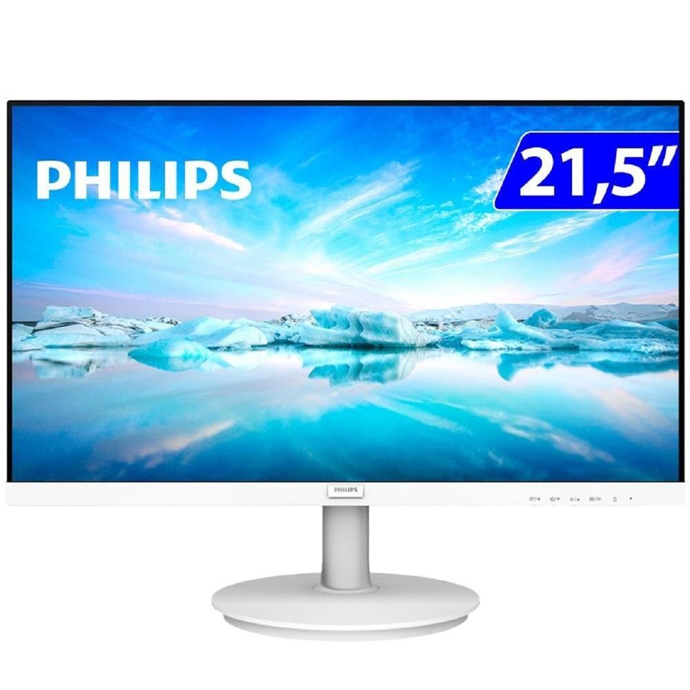 Monitor Philips 21.5" LED Full HD 1920X1080 HDMI- 221v8lw | Shopee Brasil